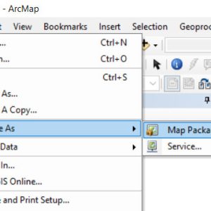 فیلم آموزش ساخت مپ پکیج در ArcMap