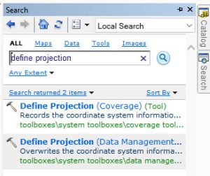 فیلم کاربردی آموزش تغییر سیستم مختصات نقشه در ArcGIS