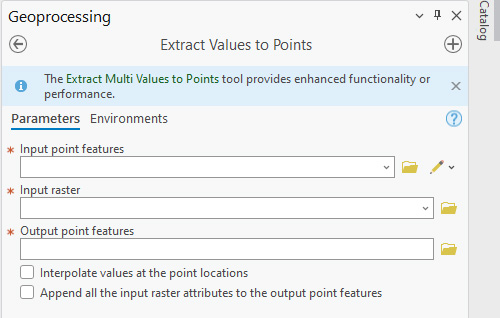 انتقال ارزش پیکسلهای رستر به یک نقشه نقطه ای در ArcGIS Pro