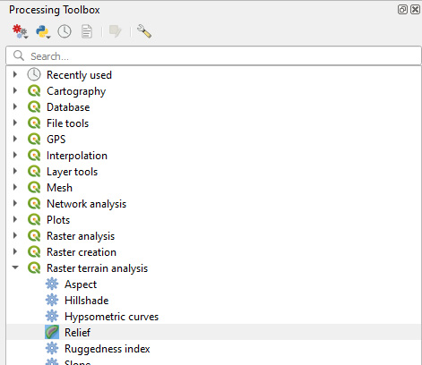 فیلم آموزشی ساخت نقشه Relief در QGIS | نقشه ریلیف