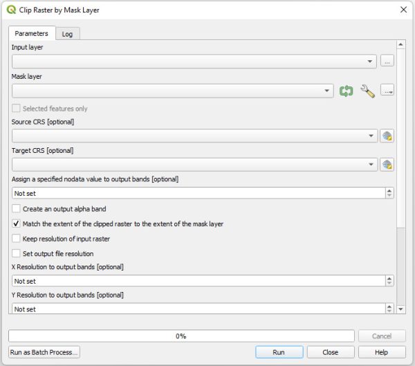 فیلم آموزشی برش عکس رستری در QGIS