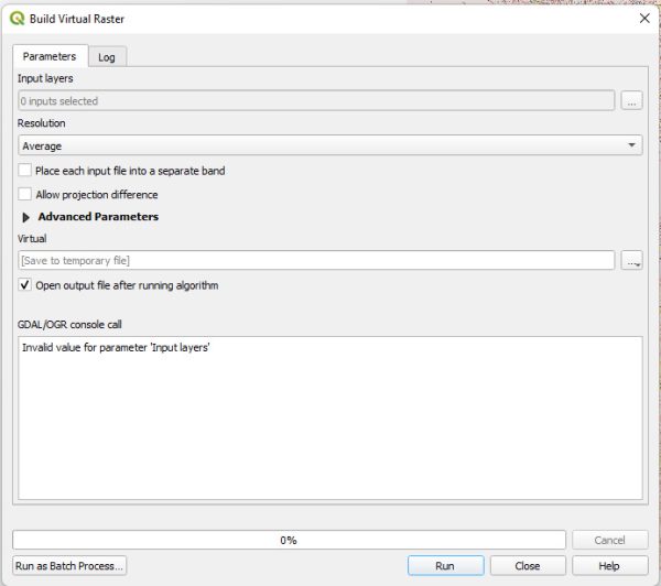 فیلم آموزشی موزاییک فایلهای رستری در QGIS