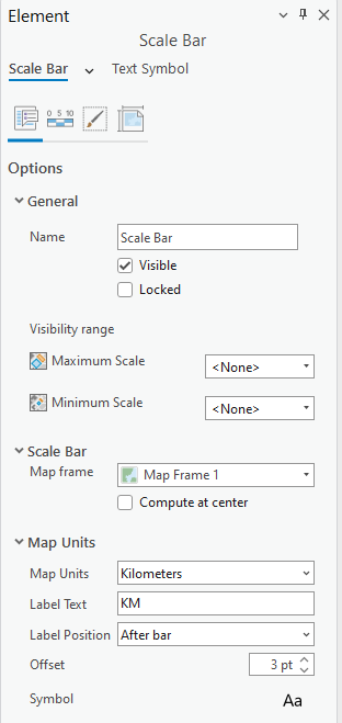 روش ساخت مقیاس نقشه در ArcGIS Pro - GISآموز